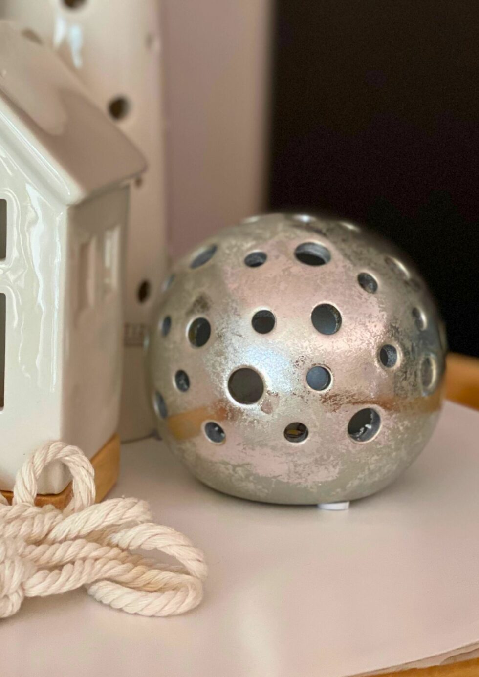 Deko Baum Joy weiß-creme kaufen | Bella-Home-Feeling.de