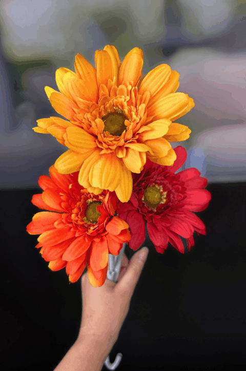 Dekoblume Gerbera rot (amarant) kaufen | Bella-Home-Feeling.de